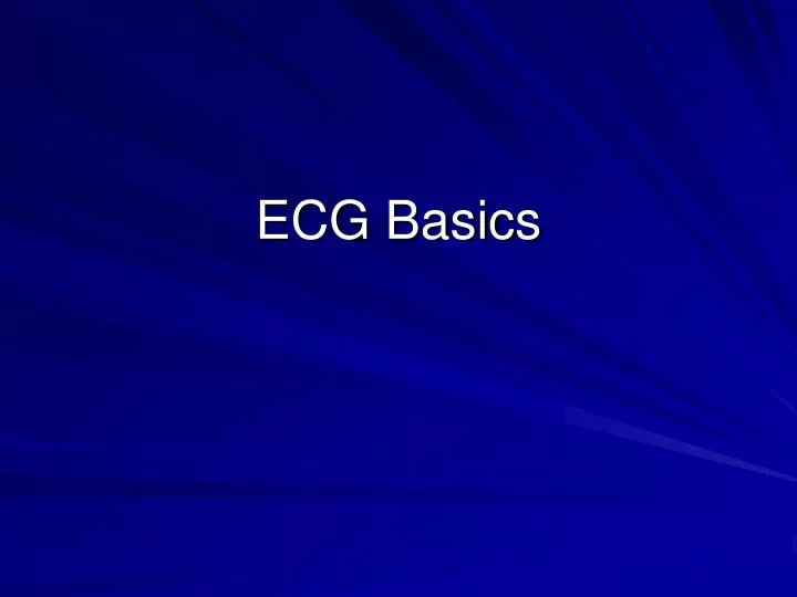 Ppt Ecg Basics Powerpoint Presentation Free Download Id 6390913
