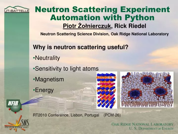 PPT - Neutron Scattering Experiment Automation with Python PowerPoint ...
