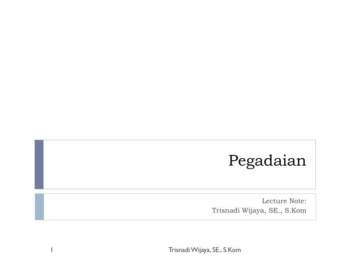 PPT - Pegadaian PowerPoint Presentation, free download - ID:6391568