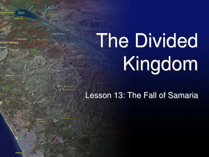 PPT - The Divided Kingdom PowerPoint Presentation, free download - ID ...