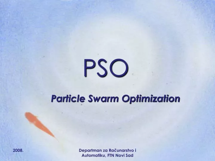 PPT - PSO PowerPoint Presentation, free download - ID:6392335