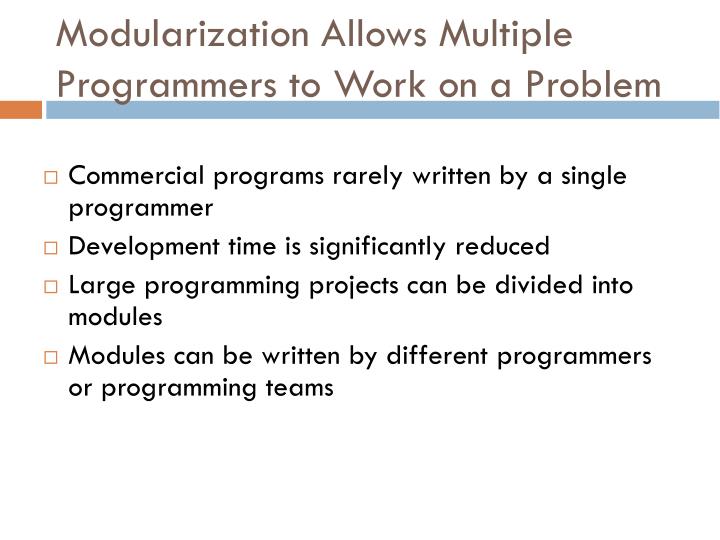 PPT - Chapter 3: Modularization PowerPoint Presentation - ID:6393761