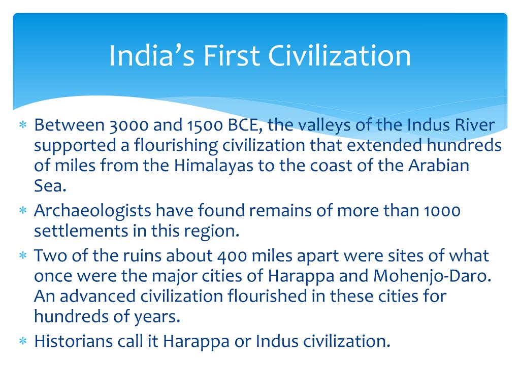 PPT - Early Civilization in India and New Empires in India PowerPoint ...