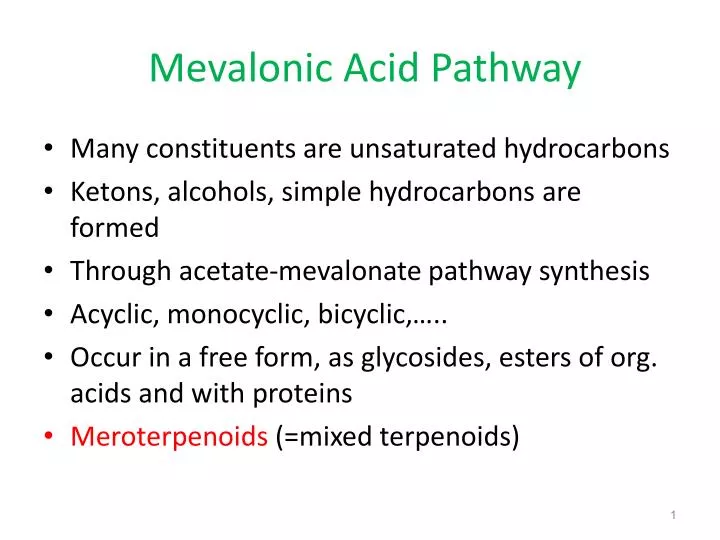 PPT - Mevalonic Acid Pathway PowerPoint Presentation, free download ...