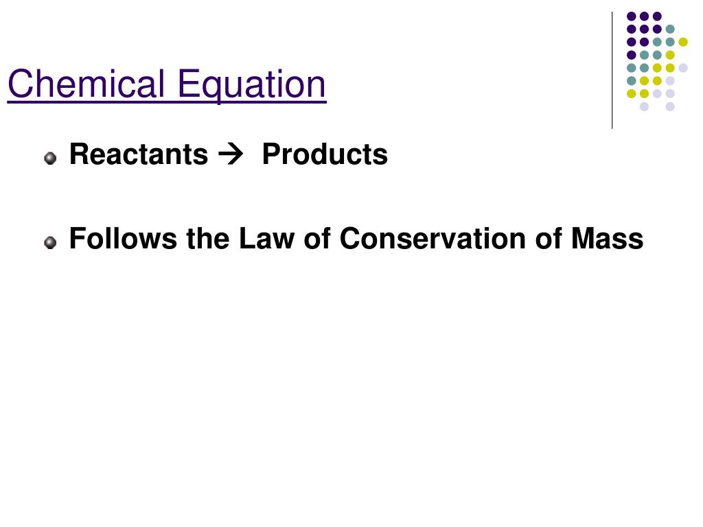 PPT - Chemical Equations & Reactions PowerPoint Presentation, free ...