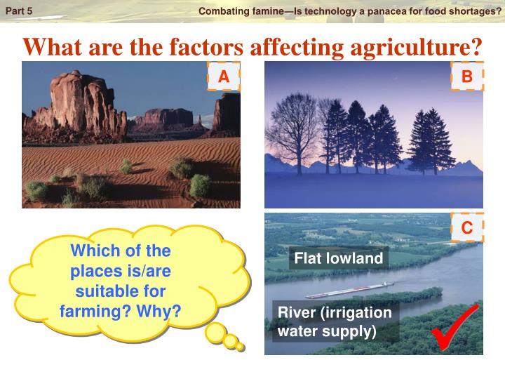 PPT - 5.2 What are the factors affecting agricultural production ...