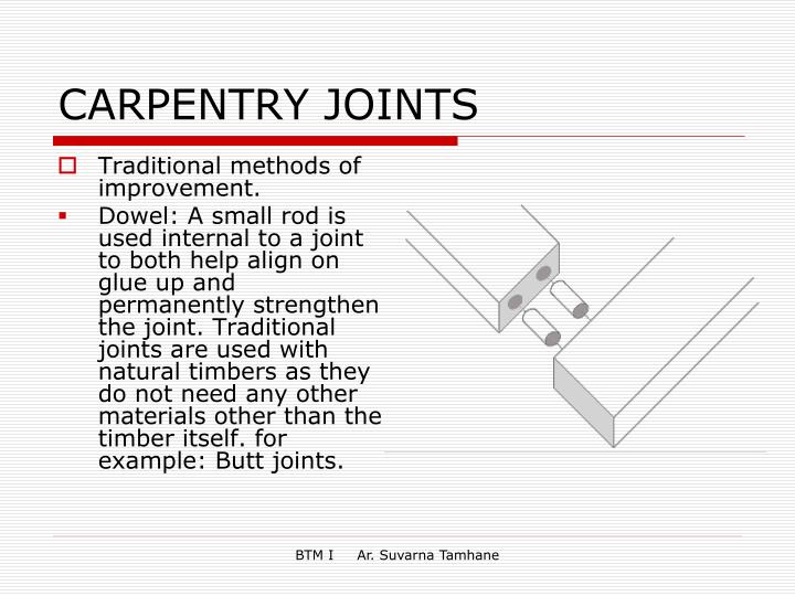 PPT - CARPENTRY JOINTS PowerPoint Presentation - ID:6395929