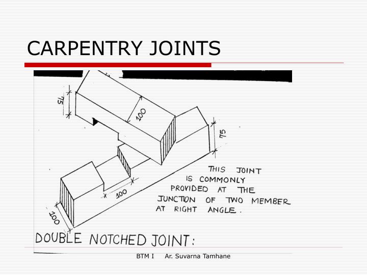 PPT - CARPENTRY JOINTS PowerPoint Presentation - ID:6395929