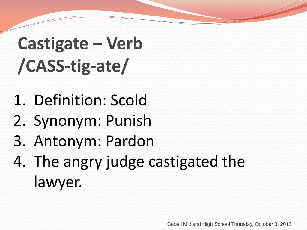 PPT - ACT/SAT Words of the Day 2013-2014 Cabell Midland High School ...