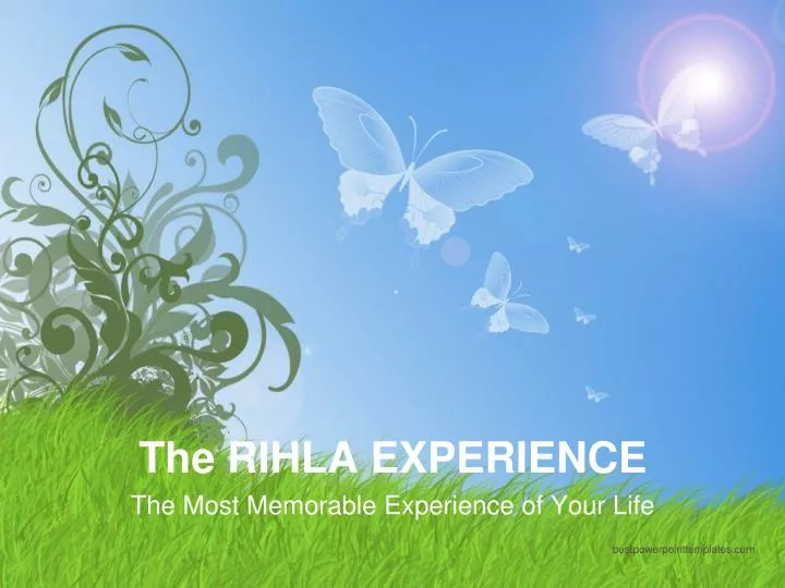 PPT - The RIHLA EXPERIENCE PowerPoint Presentation, free download - ID ...
