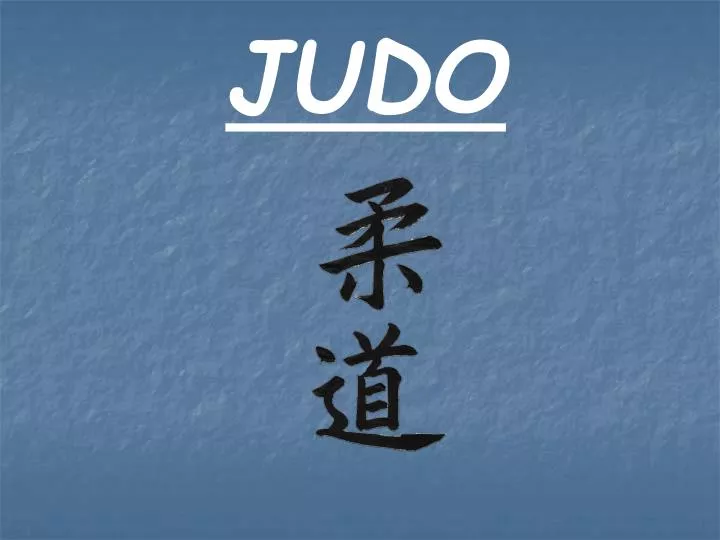 PPT - JUDO PowerPoint Presentation, free download - ID:6397519