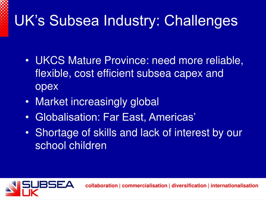 PPT - ITF/Subsea UK - 2007 Theme Day Subsea 2020 Vision David Pridden ...