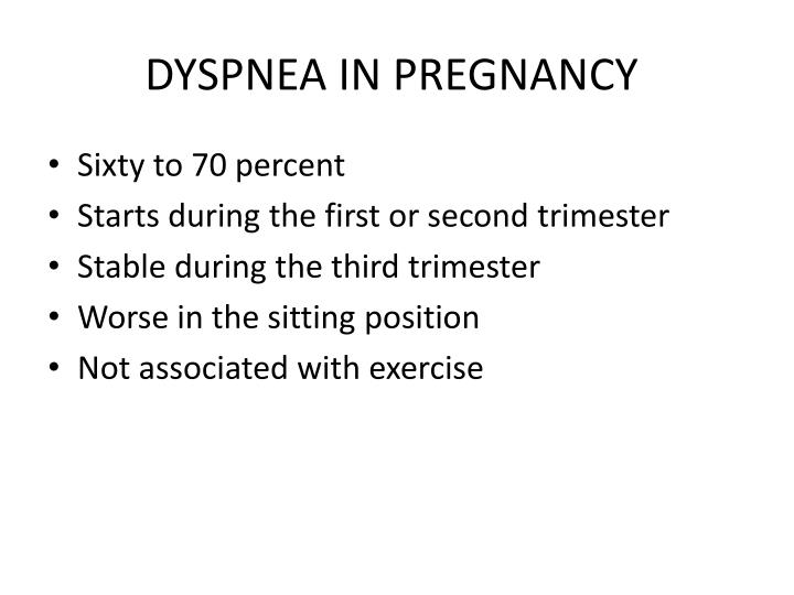 Ppt Dyspnea In Pregnancy Powerpoint Presentation Id 6398134