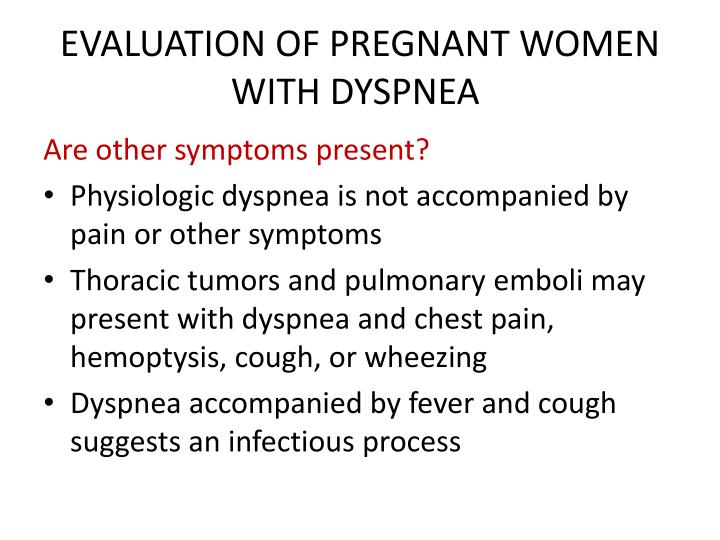 Ppt Dyspnea In Pregnancy Powerpoint Presentation Id 6398134