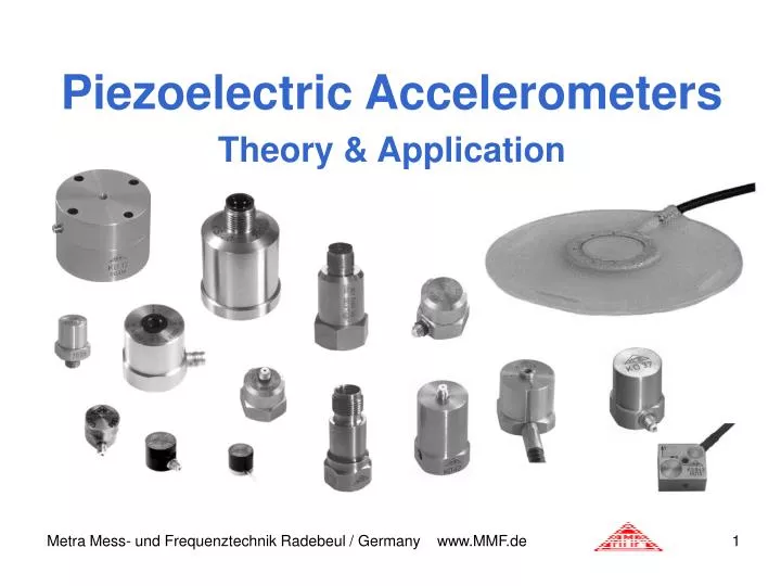 PPT - Piezoelectric Accelerometers Theory & Application PowerPoint ...