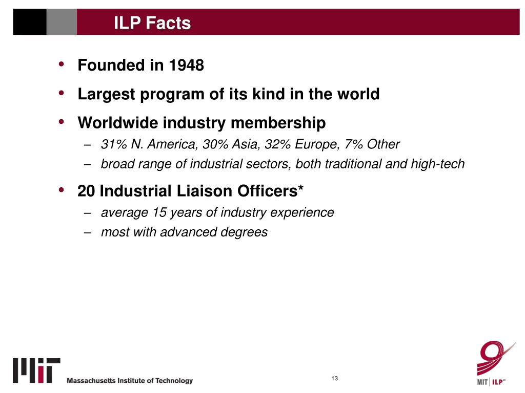 PPT - MIT Office of Corporate Relations & Industrial Liaison Program ...