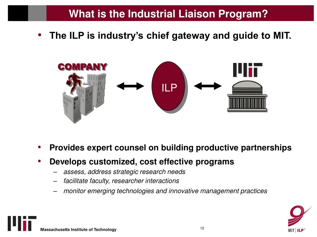 PPT - MIT Office of Corporate Relations & Industrial Liaison Program ...