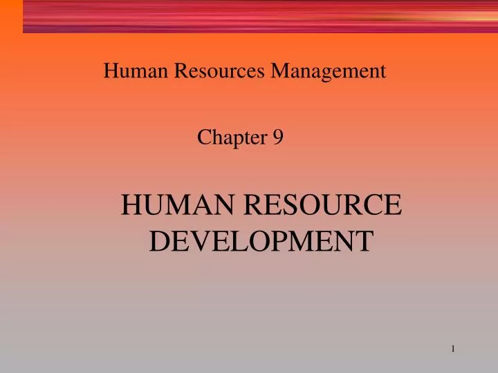 Ppt Human Resource Development Powerpoint Presentation Free Download