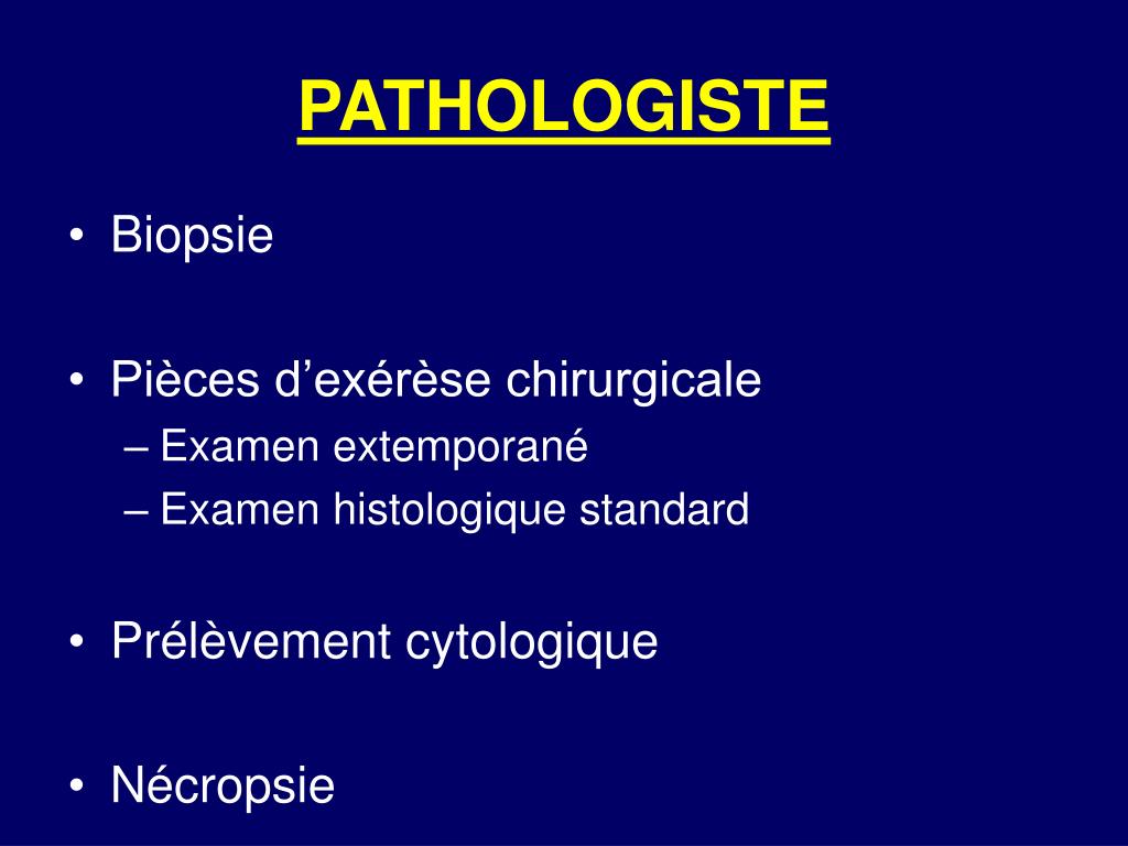 PPT - ANATOMIE ET CYTOLOGIE PATHOLOGIQUES EN CANCEROLOGIE PowerPoint ...