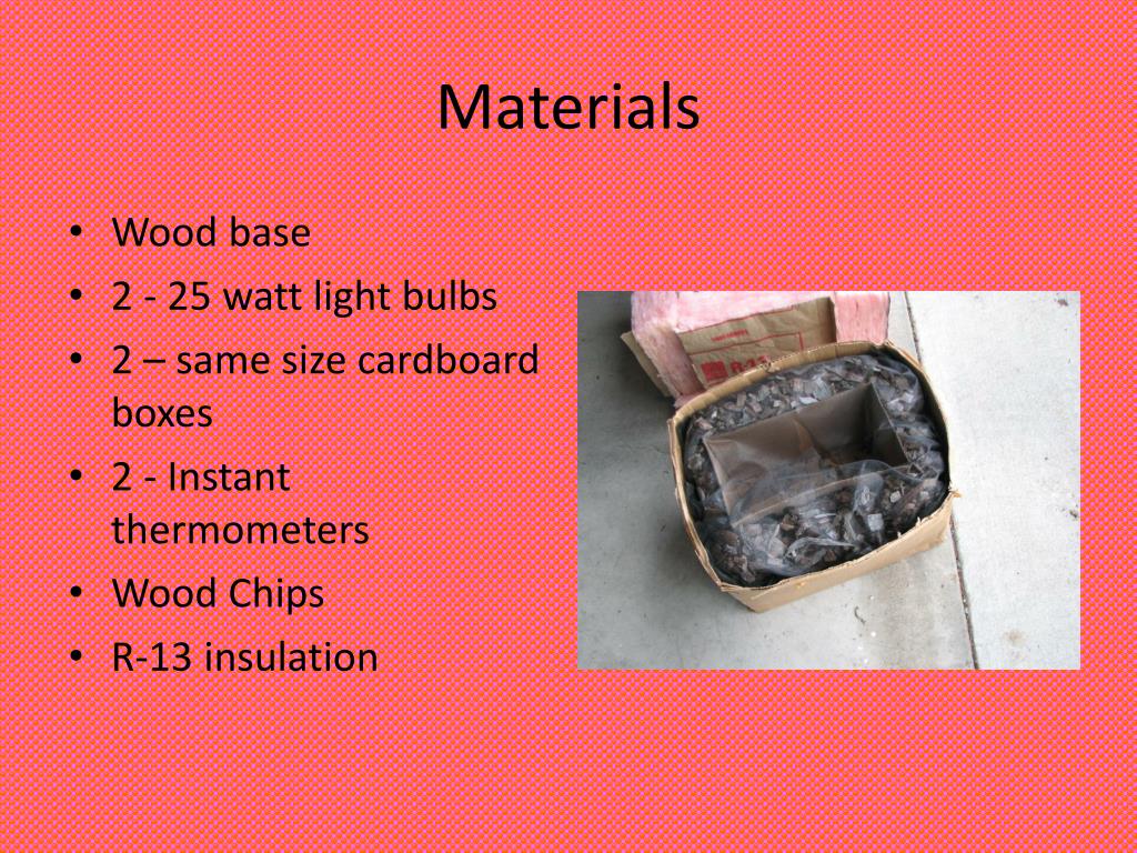 PPT - Wood Chip vs. Fiberglass Insulation PowerPoint Presentation, free ...