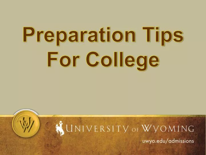 PPT - Preparation Tips For College PowerPoint Presentation, free ...