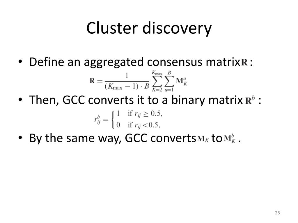 Ppt Graph Based Consensus Clustering For Class Discovery From Gene Expression Data Powerpoint