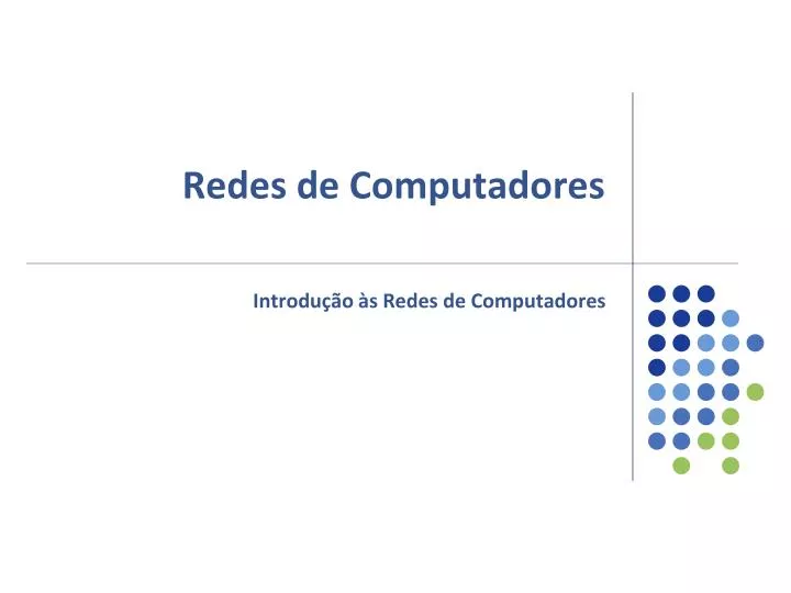 PPT - Redes de Computadores PowerPoint Presentation, free download - ID ...