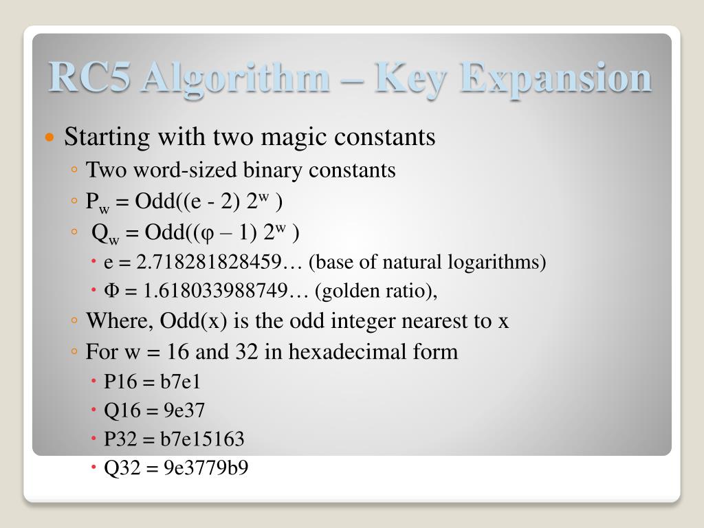 Ppt Implementation Of A Rc5 Block Cipher Algorithm And Implementing An Attack On It