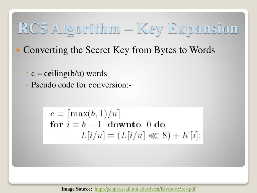 Ppt Implementation Of A Rc5 Block Cipher Algorithm And Implementing An Attack On It
