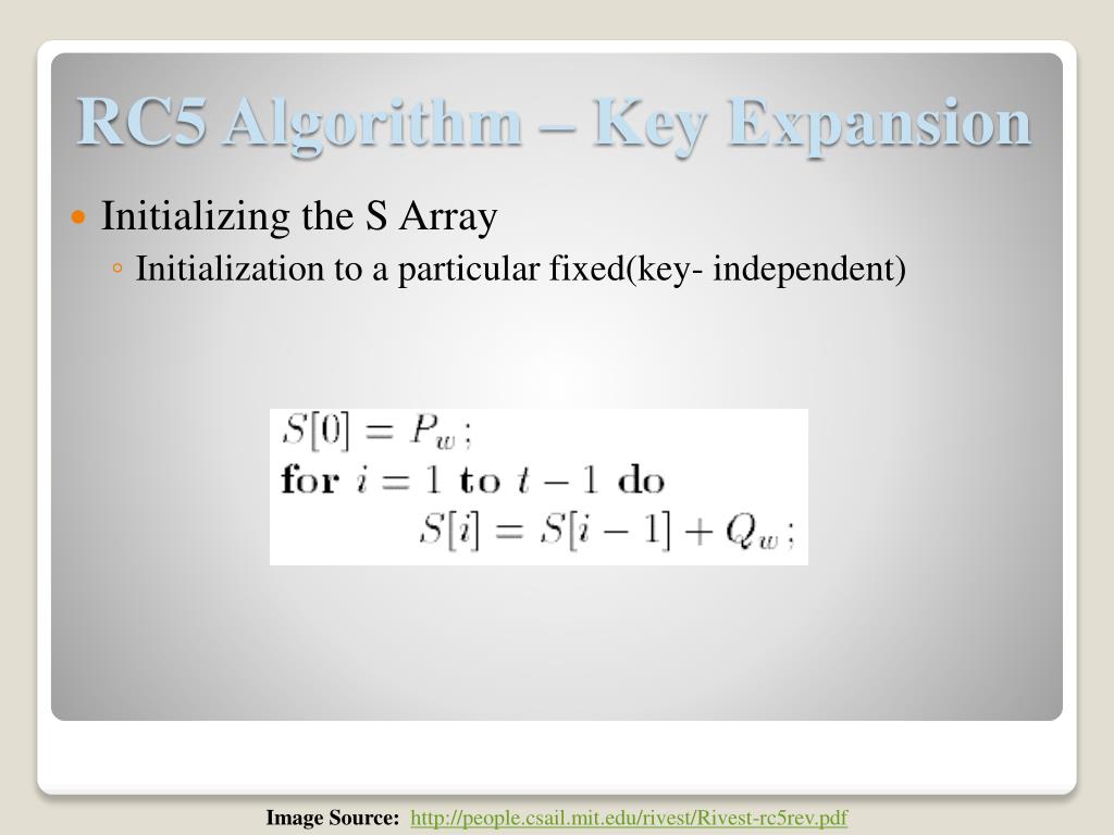 Ppt Implementation Of A Rc5 Block Cipher Algorithm And Implementing An Attack On It