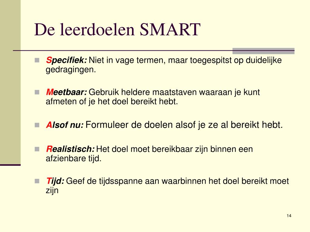PPT - Doelgericht een les voorbereiden PowerPoint Presentation, free ...
