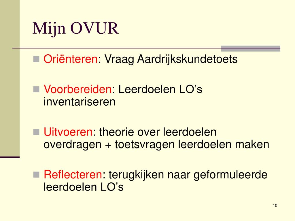 PPT - Doelgericht een les voorbereiden PowerPoint Presentation, free ...