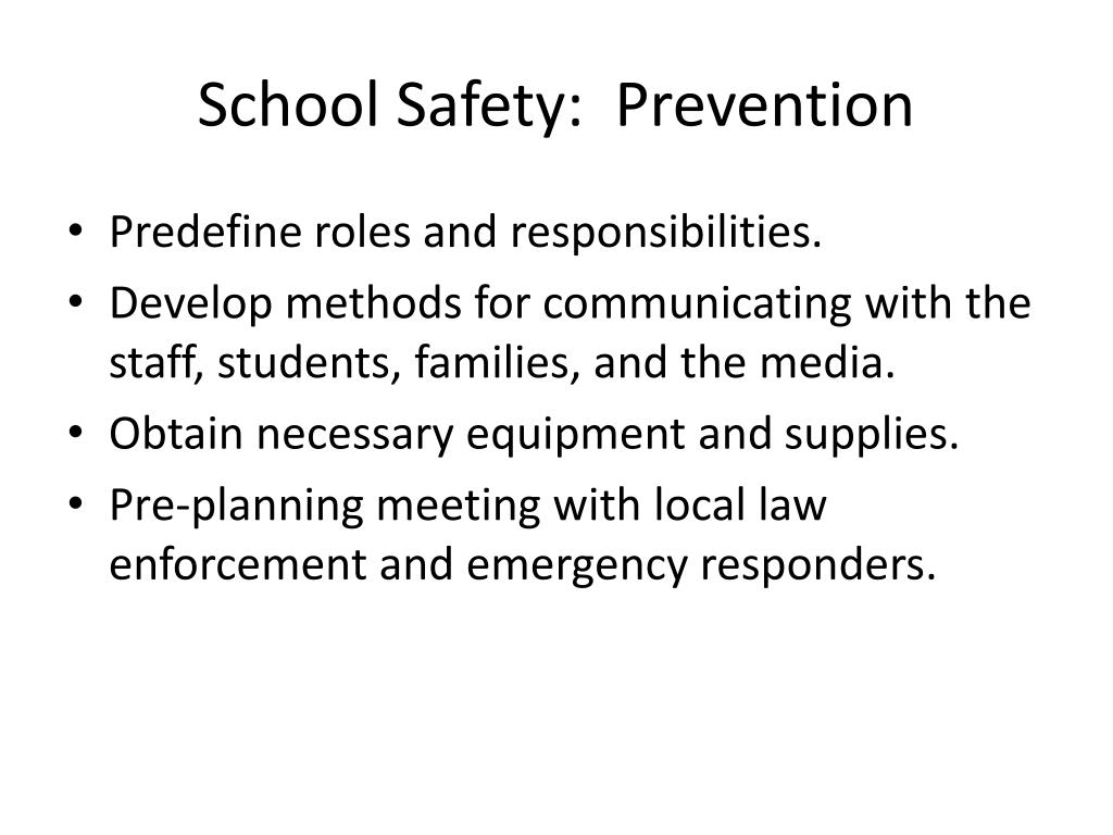 PPT - Safe Schools and School Safety PowerPoint Presentation, free ...