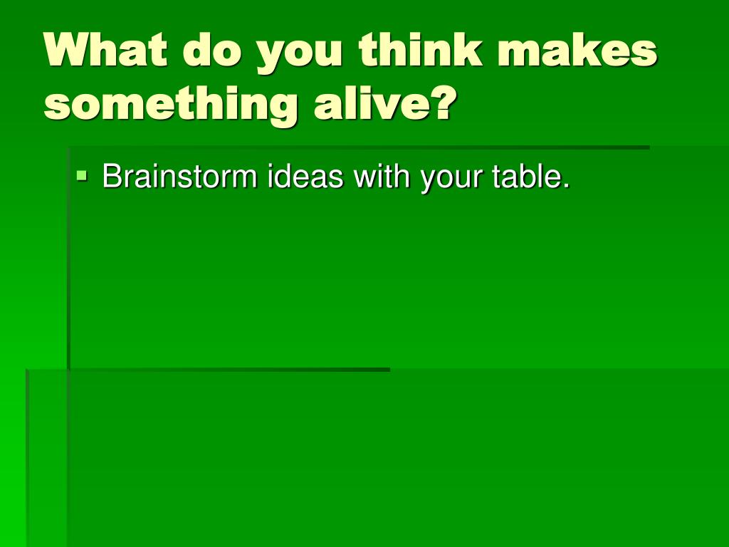 PPT - EQ: What characteristics do all living things share? PowerPoint ...