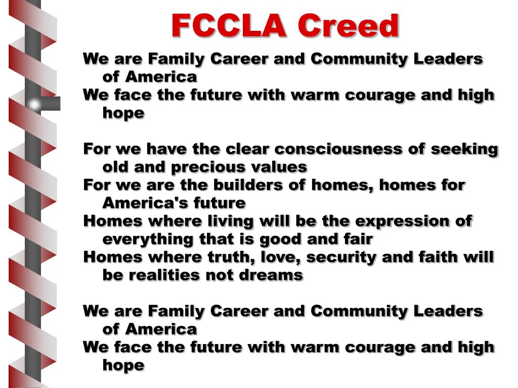 PPT - Family, Career & Community Leaders of America PowerPoint ...