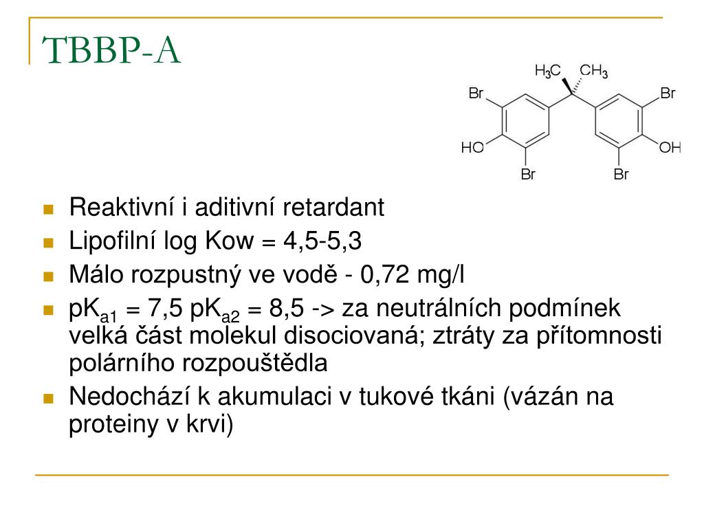 PPT - Bromované a perfluorované zpomalovače hoření PowerPoint ...