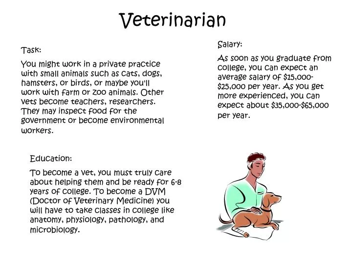 PPT - Veterinarian PowerPoint Presentation, free download - ID:6402372