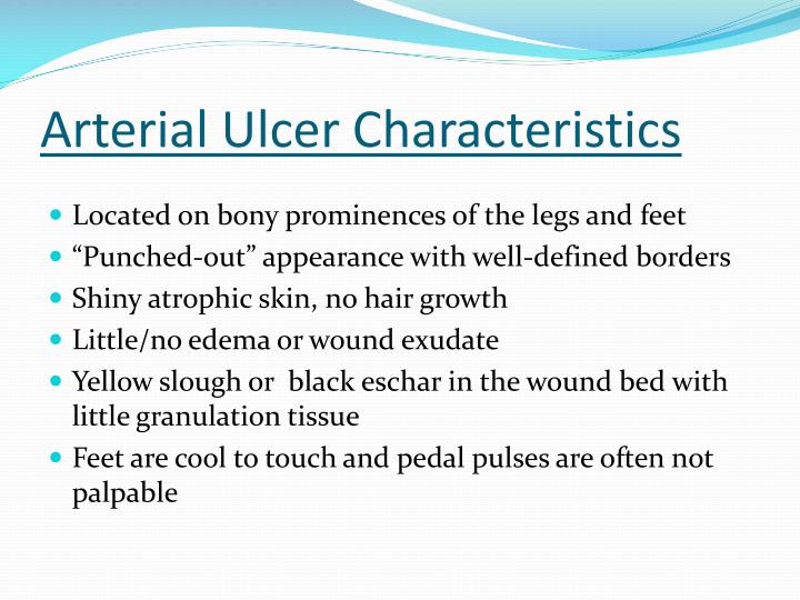 PPT - Ulcerations Due to Peripheral Vascular Disease PowerPoint ...