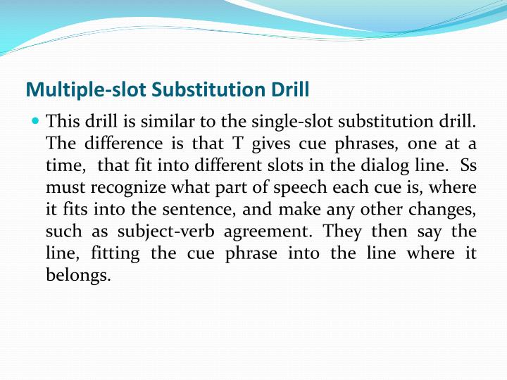 PPT - THE AUDIO-LINGUAL METHOD PowerPoint Presentation - ID:6403294