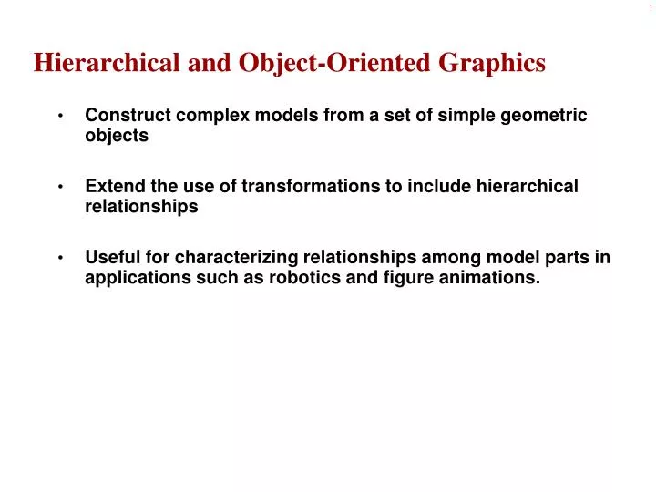 Ppt Hierarchical And Object Oriented Graphics Powerpoint Presentation 2636