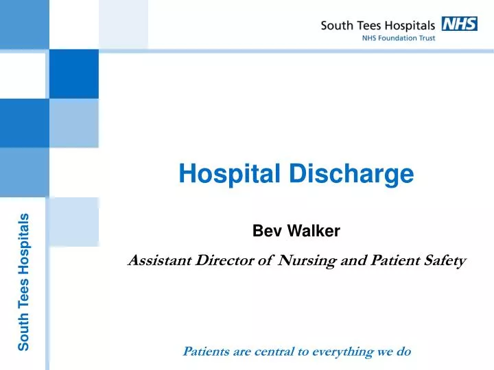 PPT - Hospital Discharge PowerPoint Presentation, free download - ID ...