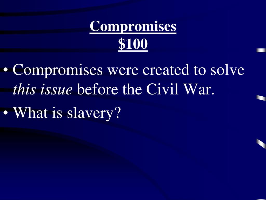 PPT - Pre-Civil War Jeopardy PowerPoint Presentation, free download ...