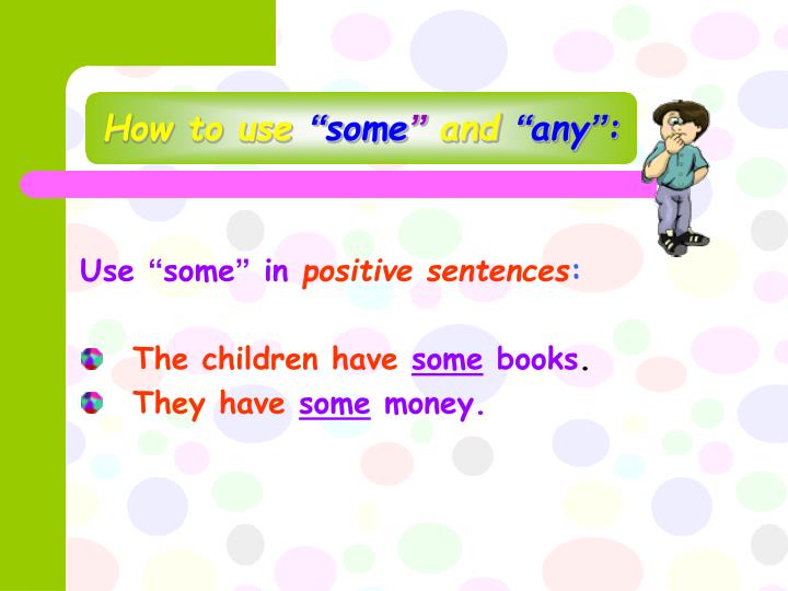 PPT - Determiners: Some / Any PowerPoint Presentation - ID:6406547