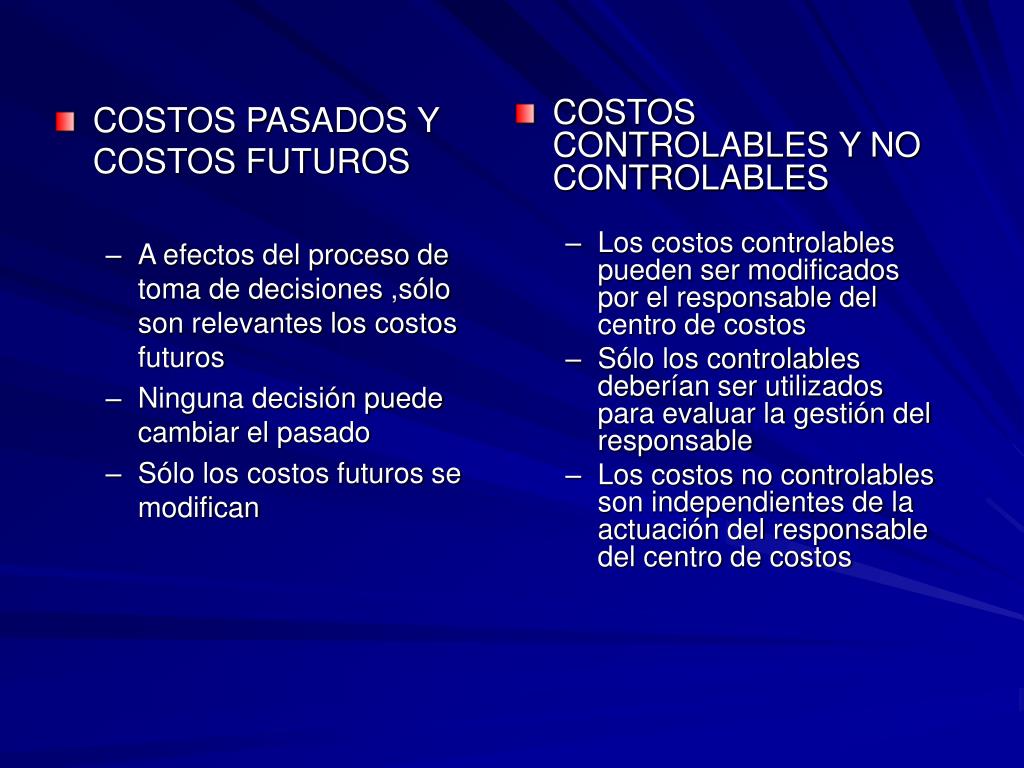 PPT - LOS COSTOS Y LA TOMA DE DECISIONES PowerPoint Presentation, free ...