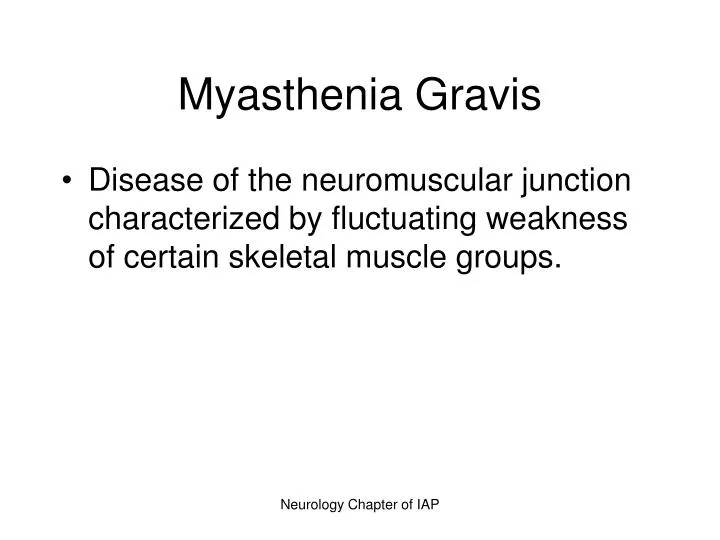PPT - Myasthenia Gravis PowerPoint Presentation, free download - ID:6407265