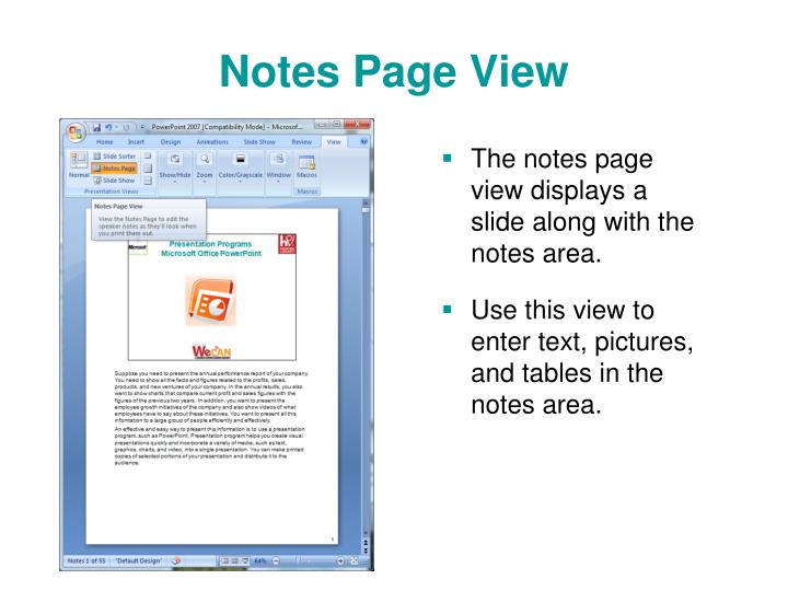 PPT - Microsoft PowerPoint 2007 Introduction to Presentation Programs ...