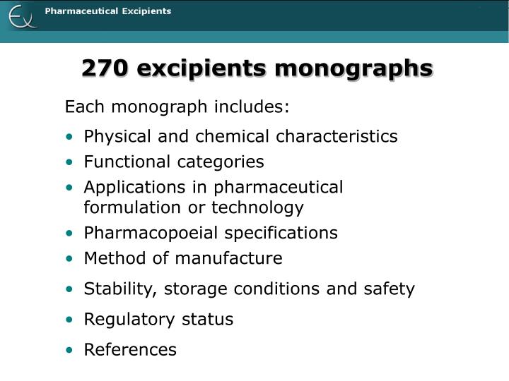 PPT - Pharmaceutical Excipients on MedicinesComplete PowerPoint ...