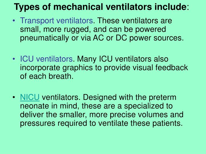 PPT - Mechanical Ventilator PowerPoint Presentation - ID:6408537