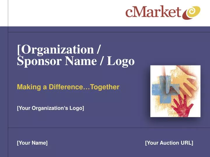 PPT - [Organization / Sponsor Name / Logo PowerPoint Presentation, free ...