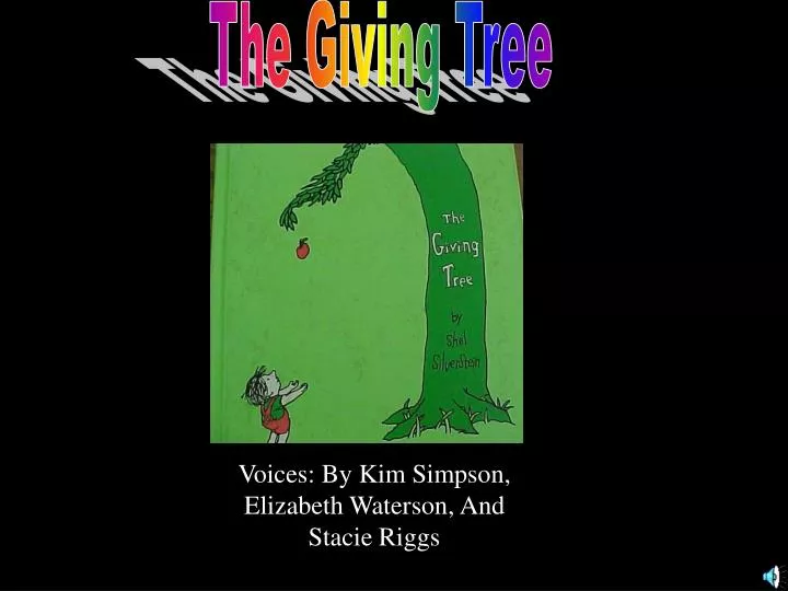 PPT - The Giving Tree PowerPoint Presentation, free download - ID:6408900